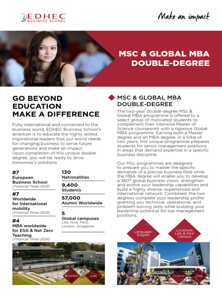 MSc MBA Flyer 2025 Web | PDF