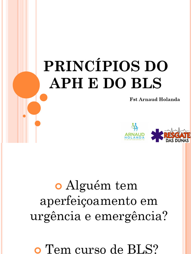 Principios de Aph e SBV | PDF