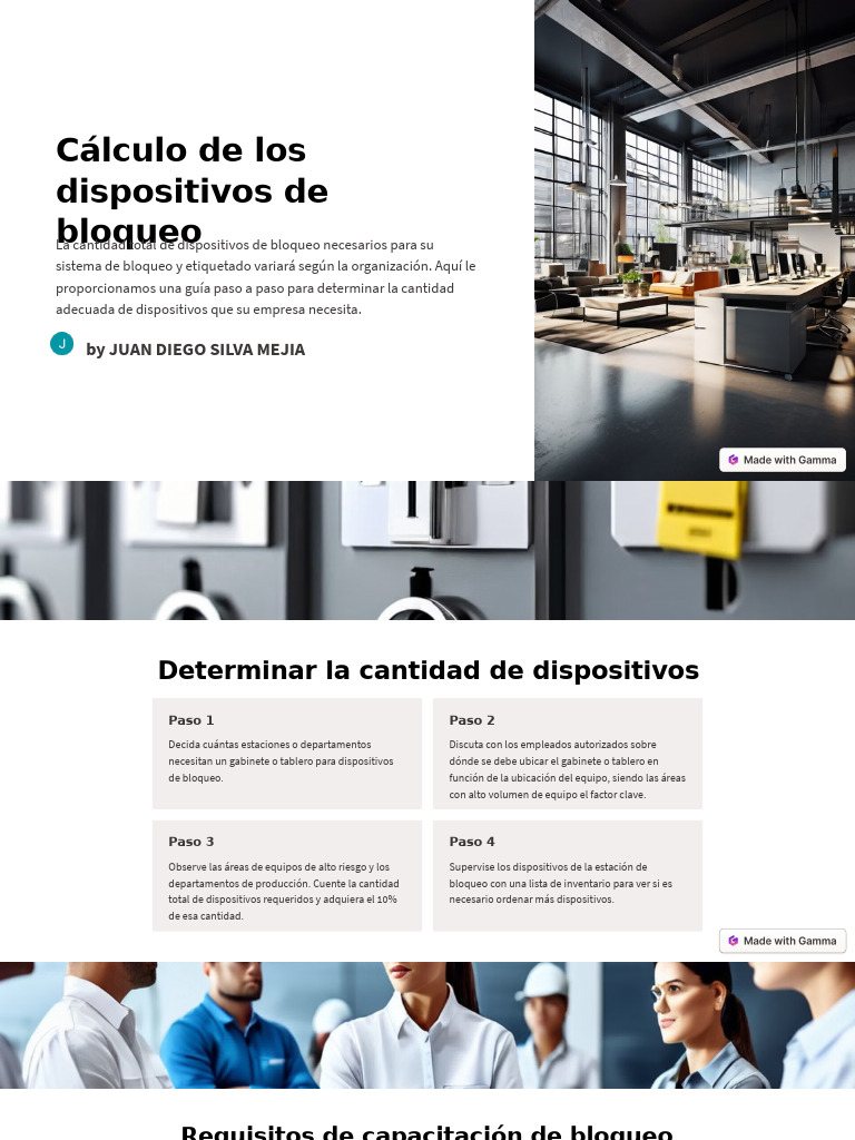 Calculo de Los Dispositivos de Bloqueo | PDF