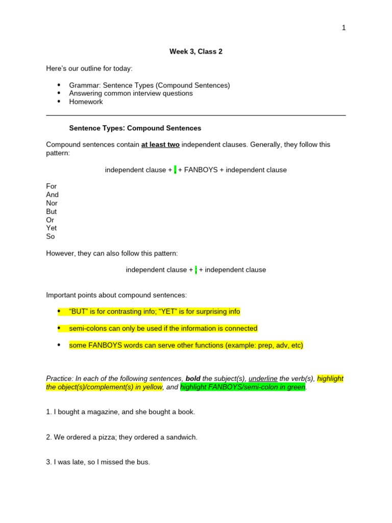 Materials - Week 3, Class 2 (Revised) | PDF