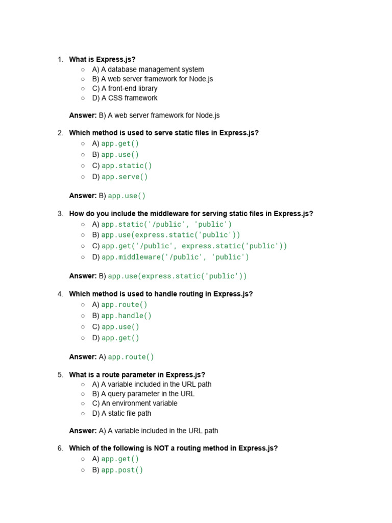 Fa2 Practice Questions | PDF