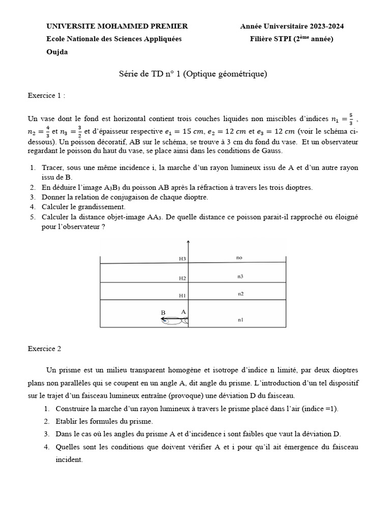 série 1 opt géom 2023 | PDF