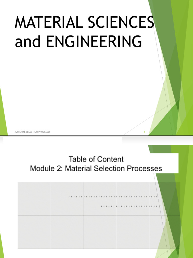 Mat Sci Lec 2 Presentation | PDF