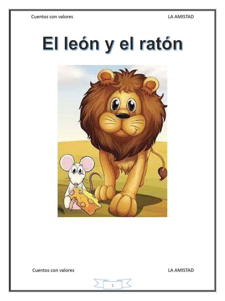 El León y El Ratón | PDF