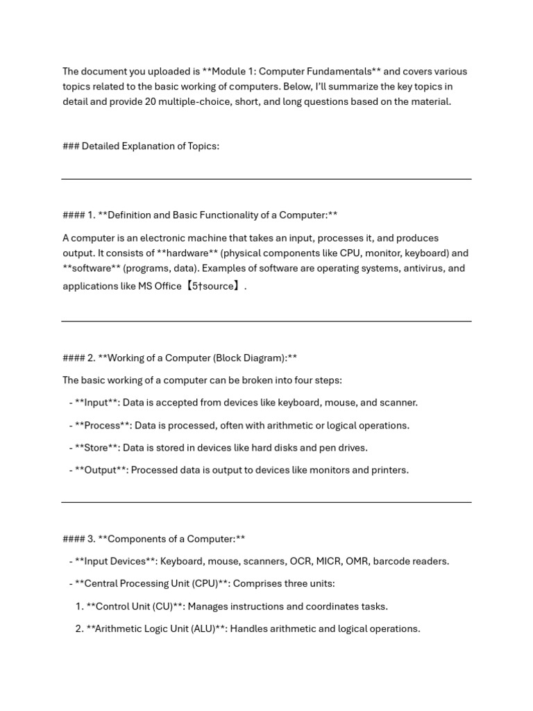 Computer Science Chapter 1 | PDF | Computer Data Storage | Games & Activities