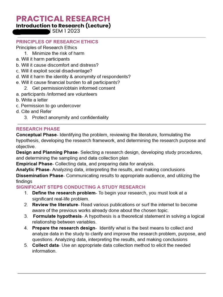 PR - Introduction To Research | PDF