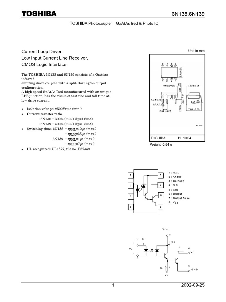 Current Loop Driver. Low Input Current Line Receiver. CMOS Logic ...