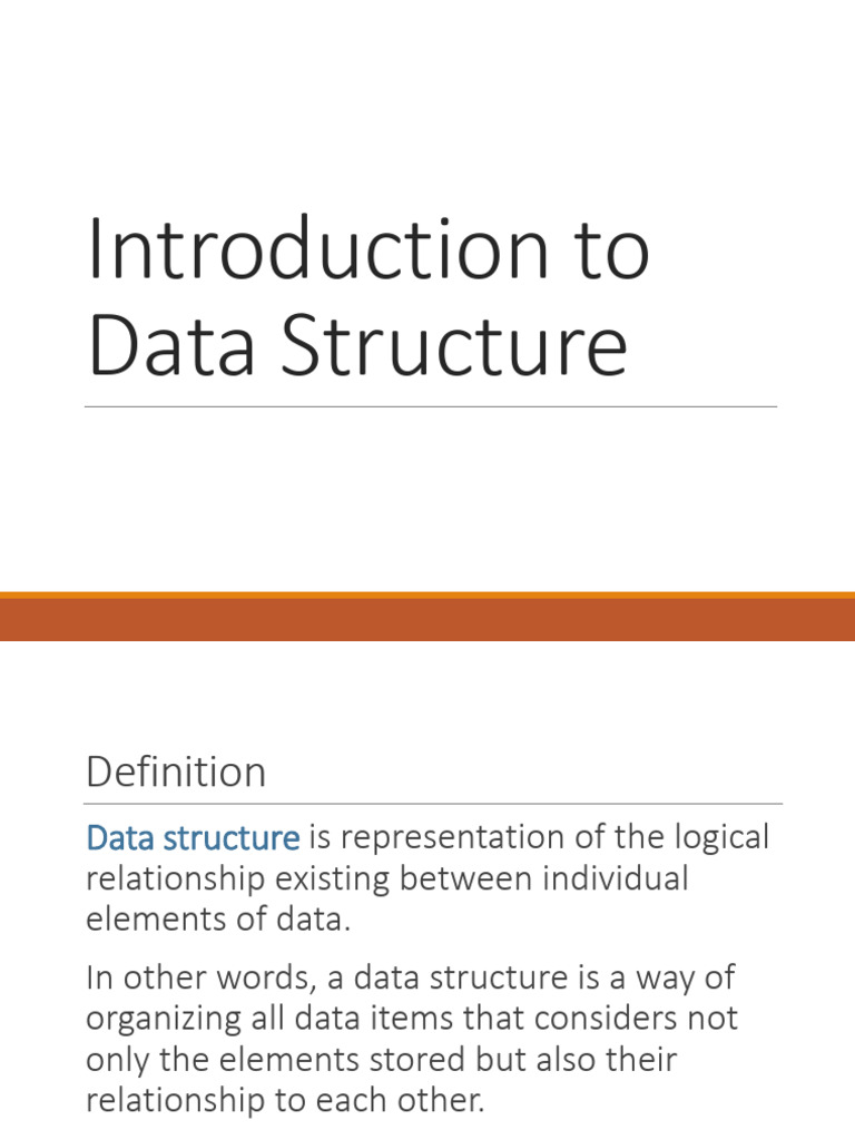 Introduction To Data Structures | PDF