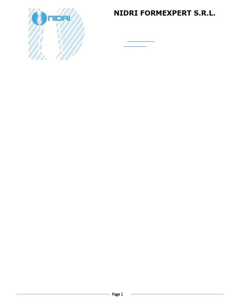 NIDRI Formexpert - Curs Macaragiu | PDF