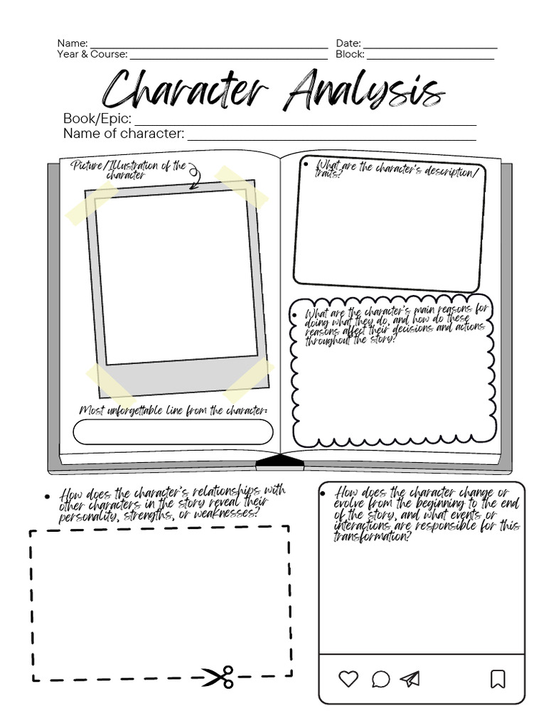 GE ELEC 2 Character Analysis Mid-Term Output | PDF