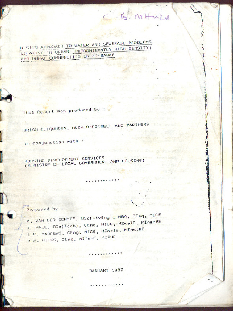 Water & Sewer Design Manual Part 1 | PDF