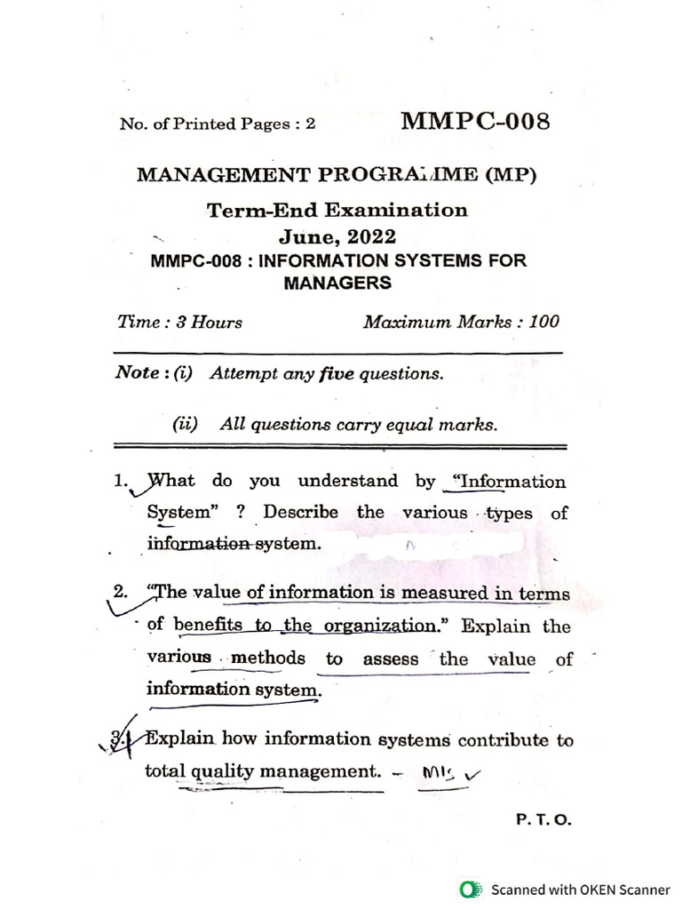 MMPC - 008 June 2022 | PDF