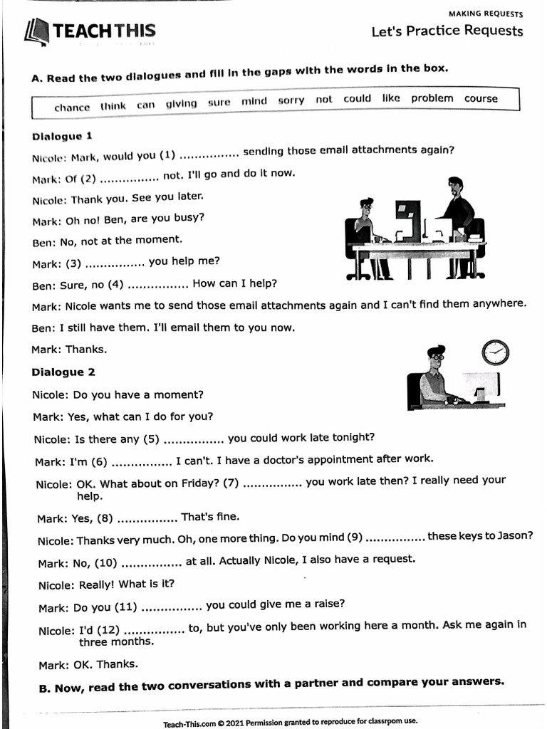 PDF Anglais Making Requests | PDF