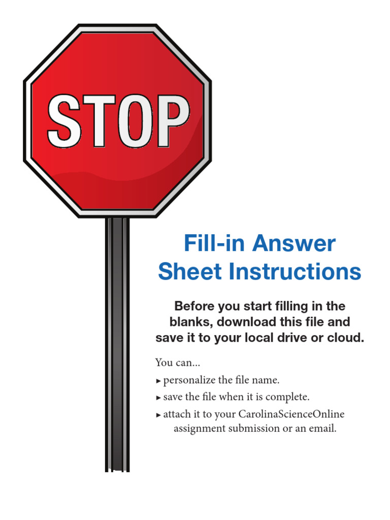 Fill in Student Guide | PDF