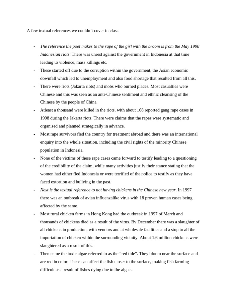 Leftover Notes - What The Body Needs | PDF