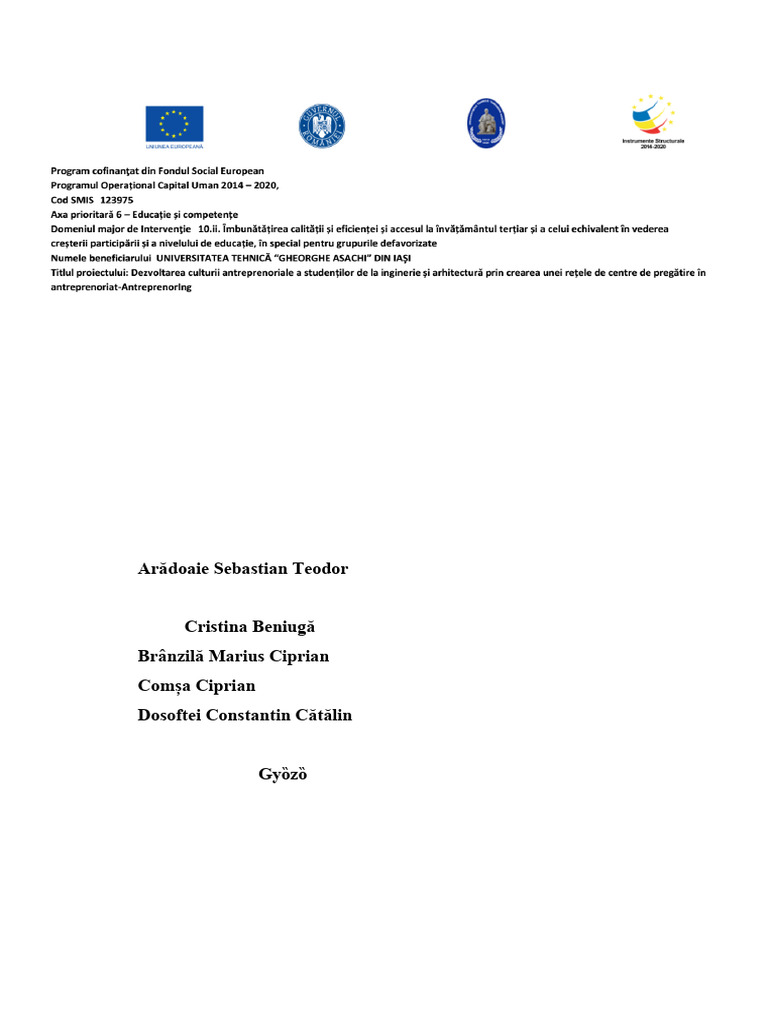 Anexa 6. Curs de Competente Antreprenoriale AFACERI DIGITALE | PDF