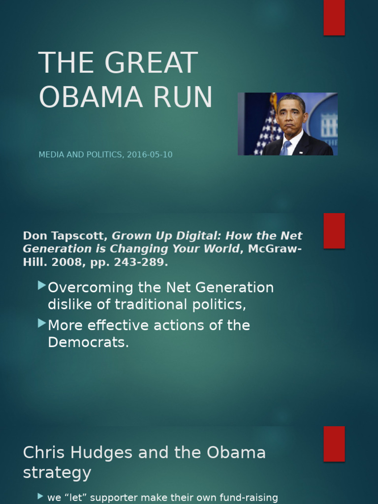 The Obama Run | PDF