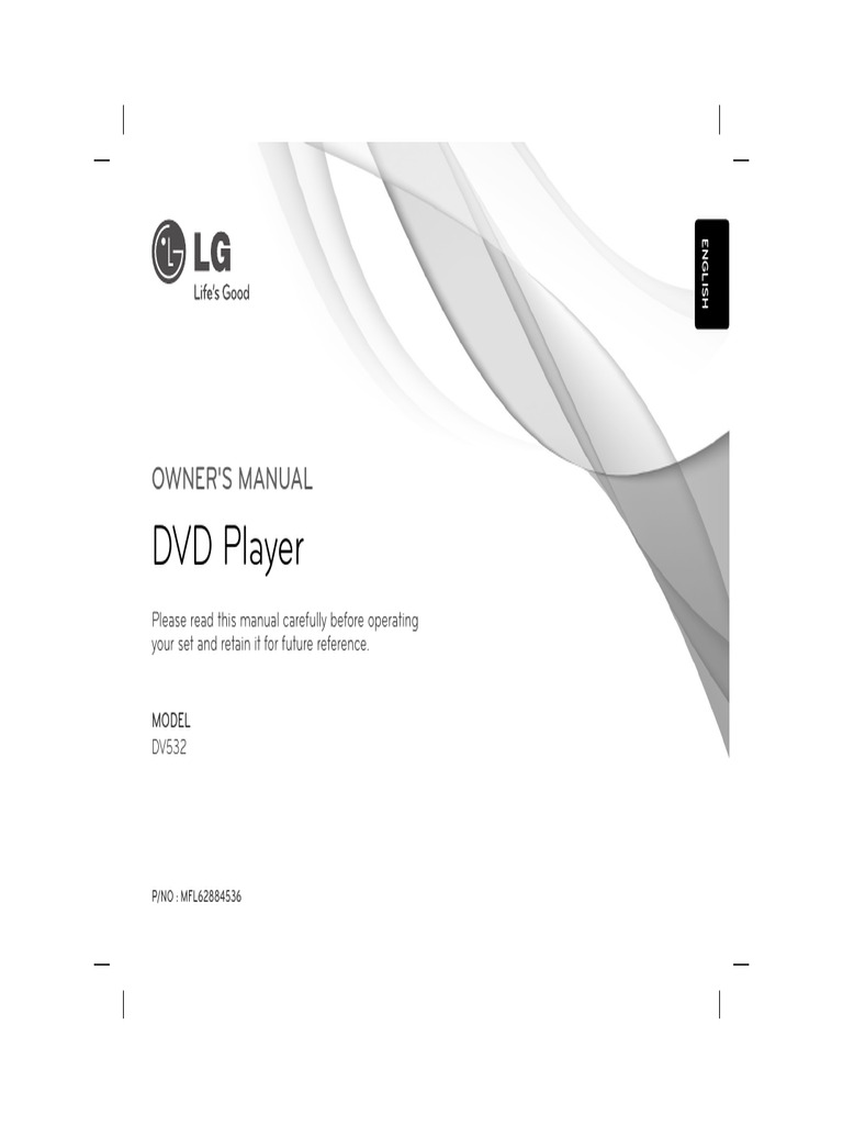 DV532 DVD Player Owner's Manual | PDF | Mp3 | Dvd