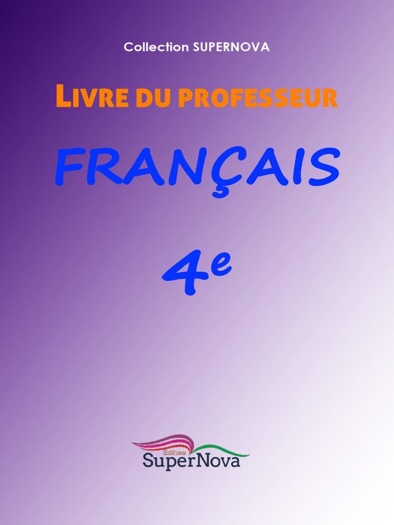 FRANÇAIS 4e | PDF