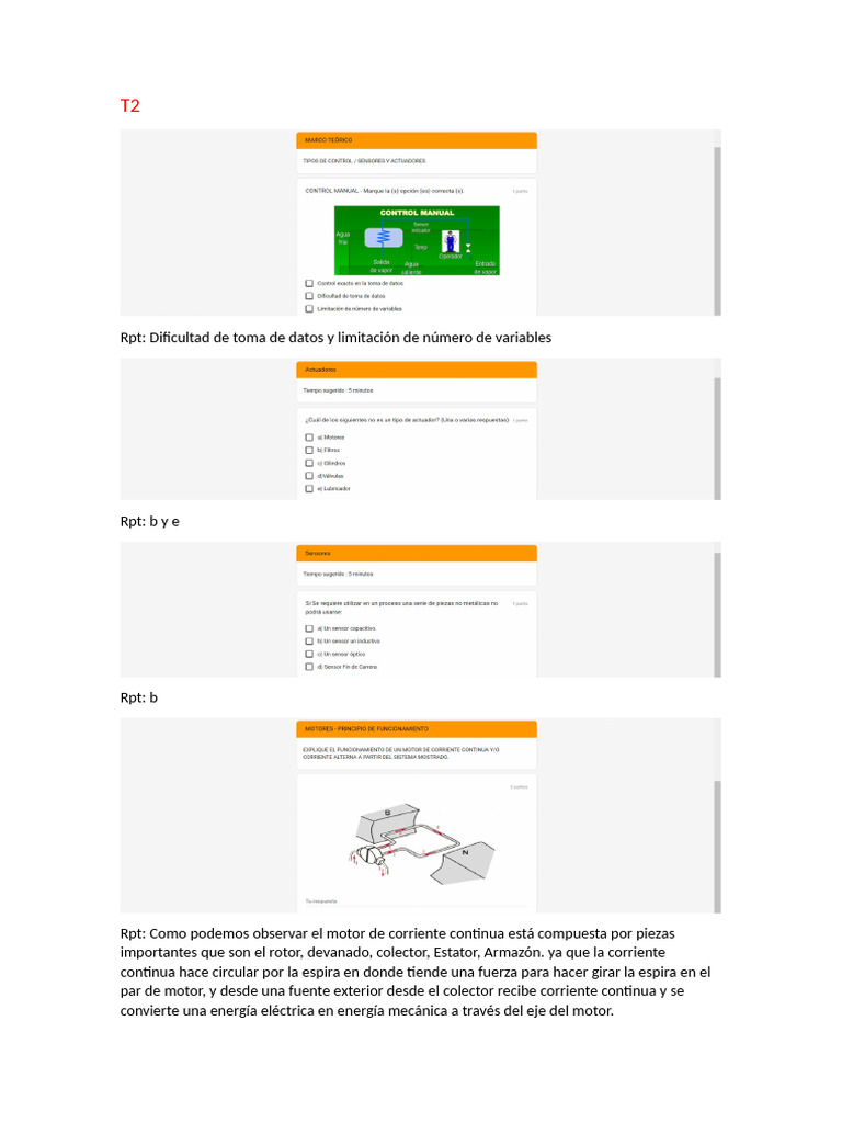FORMULARIO T2 - Nota 15 | PDF