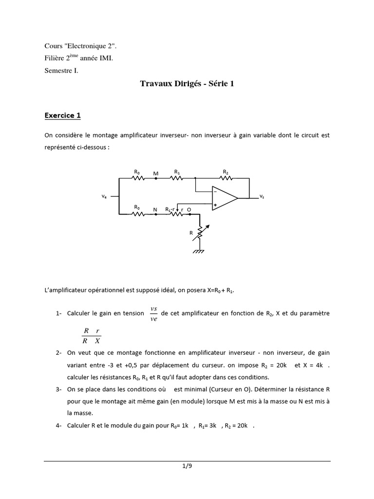 TD1 + solution | PDF