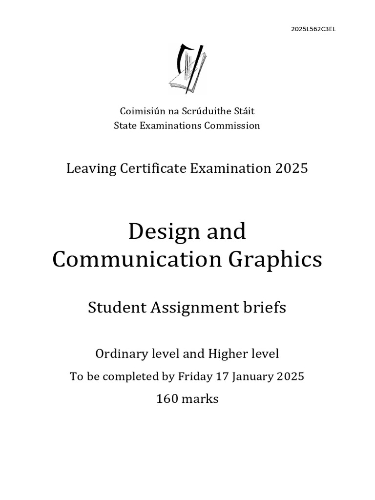 Design and Communications Graphics 2025 Student Assignment | PDF