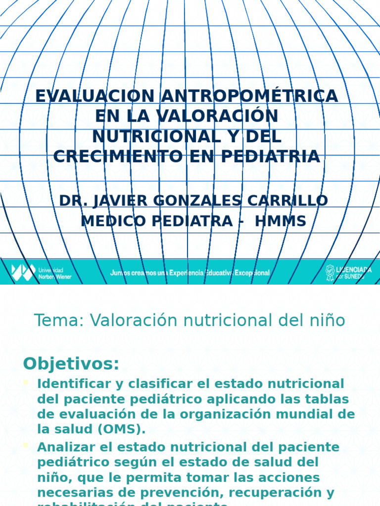 EVALUACION NUTRICIONAL Y DEL CRECIMIENTO EN PEDIATRIA (2024 A) | PDF