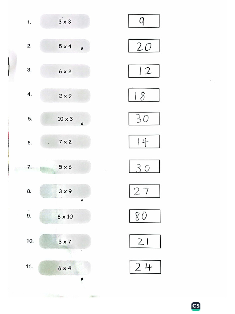 Grade 3 Worksheet | PDF