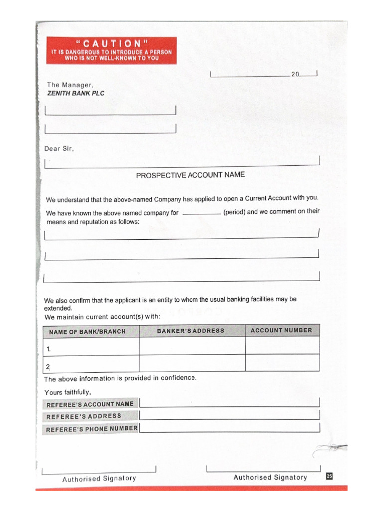 Reference Letter Pdf