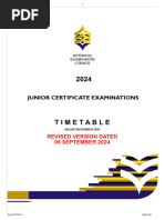 LCA Examination Schedule of Exams 2025 and Written Examination ...