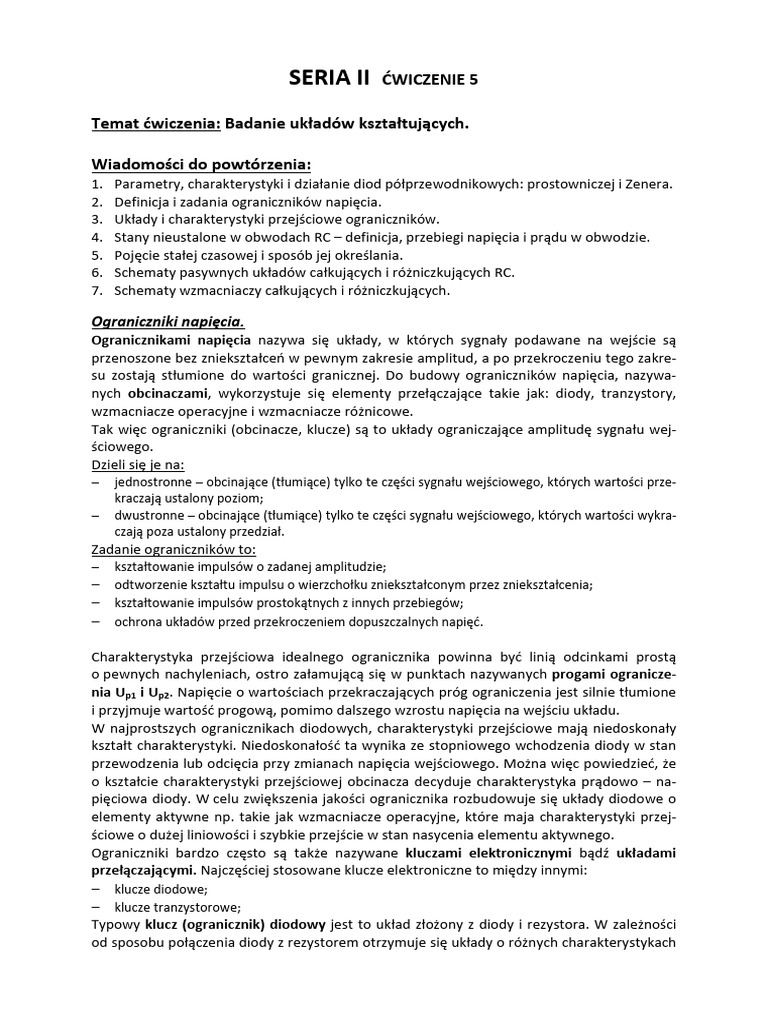 Instrukcja Ele 211 | PDF