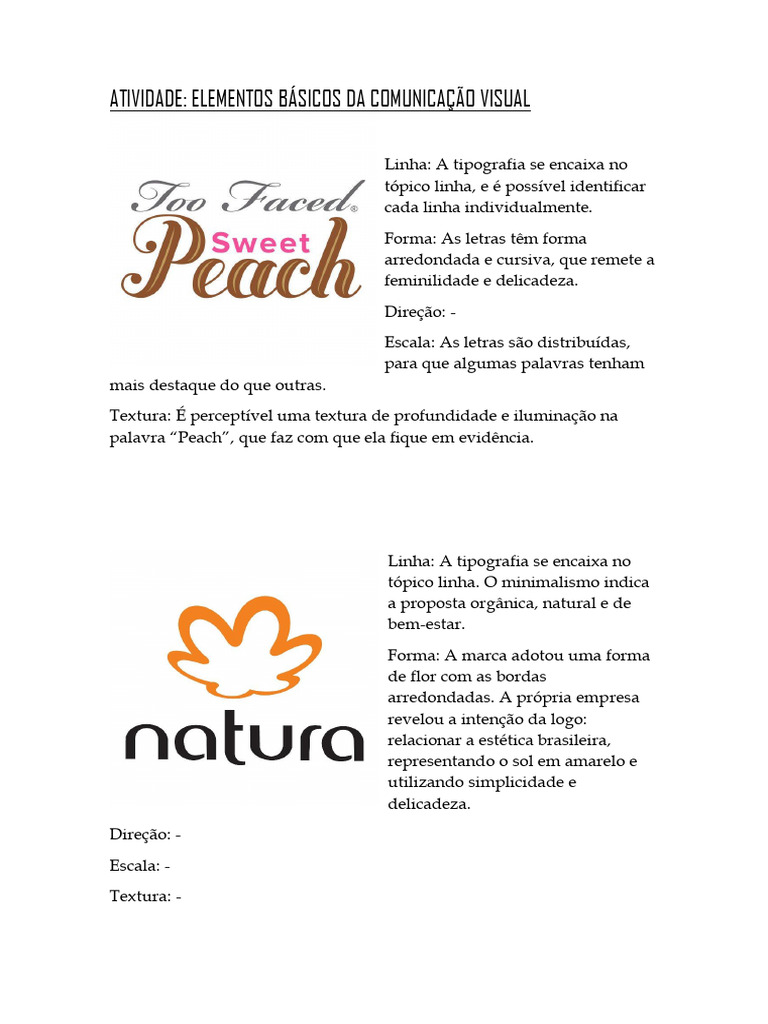 ATIVIDADE logomarcas | PDF