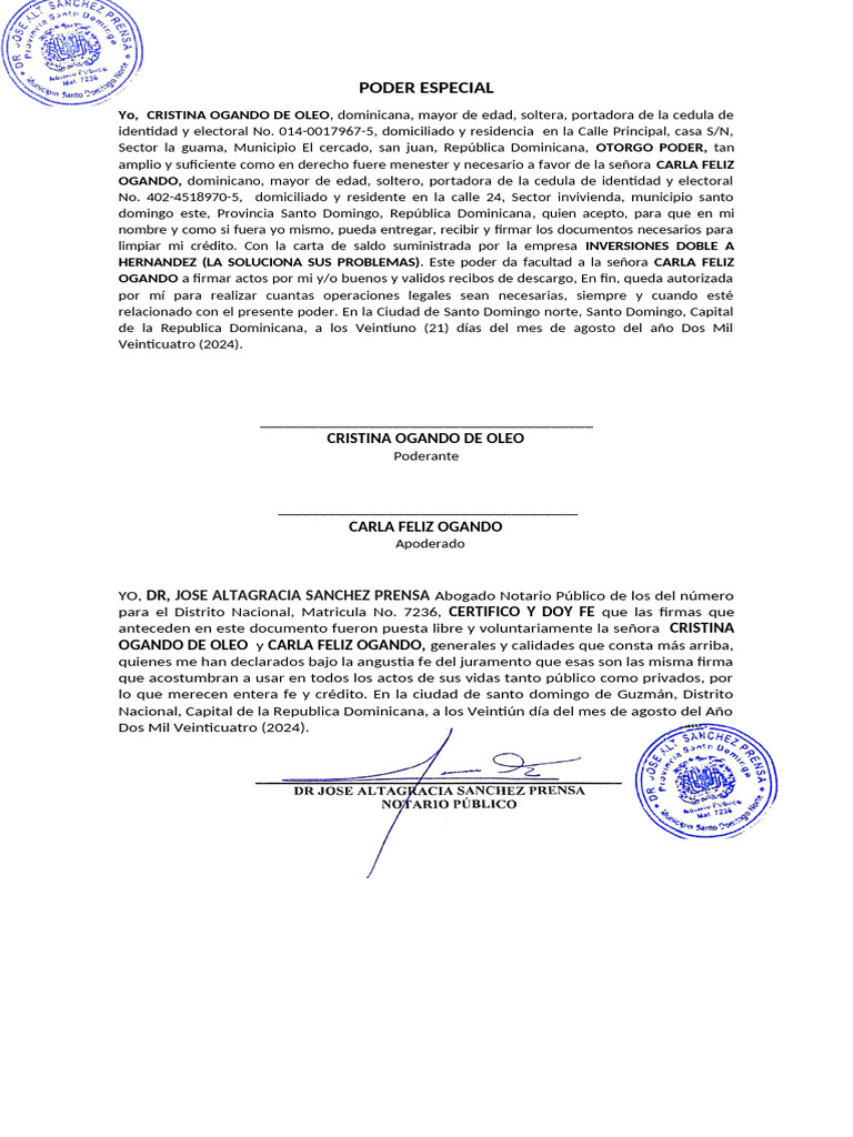 Poder Especial | PDF