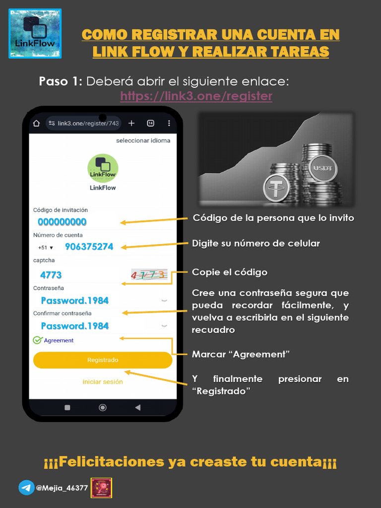 Crear Cuenta Link Flow | PDF
