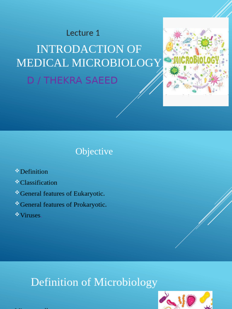 Introdaction of Medical Microbiology | PDF
