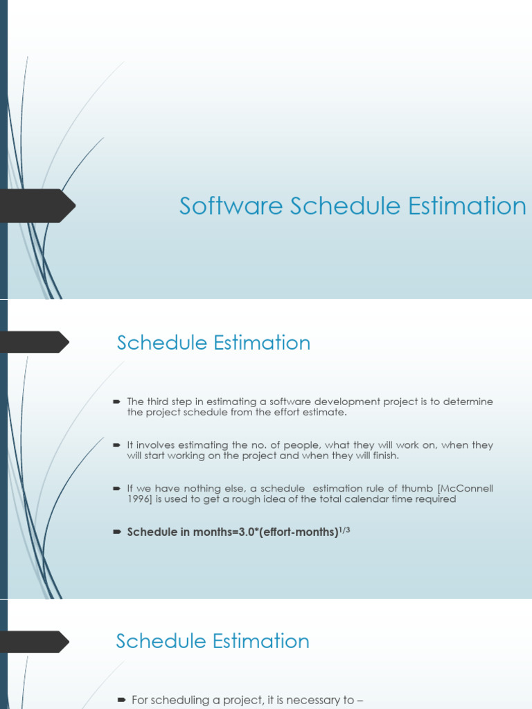 3.1 Schedule Estimation (GANTT Chart) | PDF