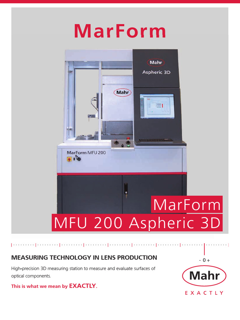 MarForm MFU - 200 3762890 FL Aspheric - 3D EN 2019 06 11 LQ | PDF