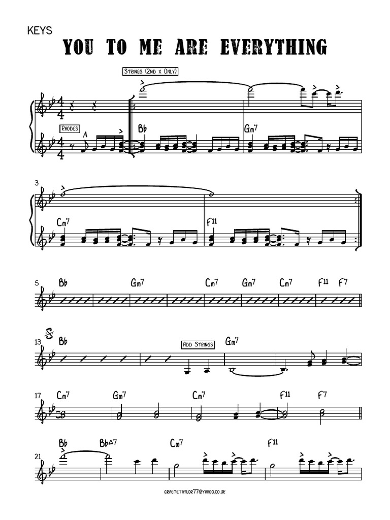 PB-70s-You To Me Are Everything | PDF