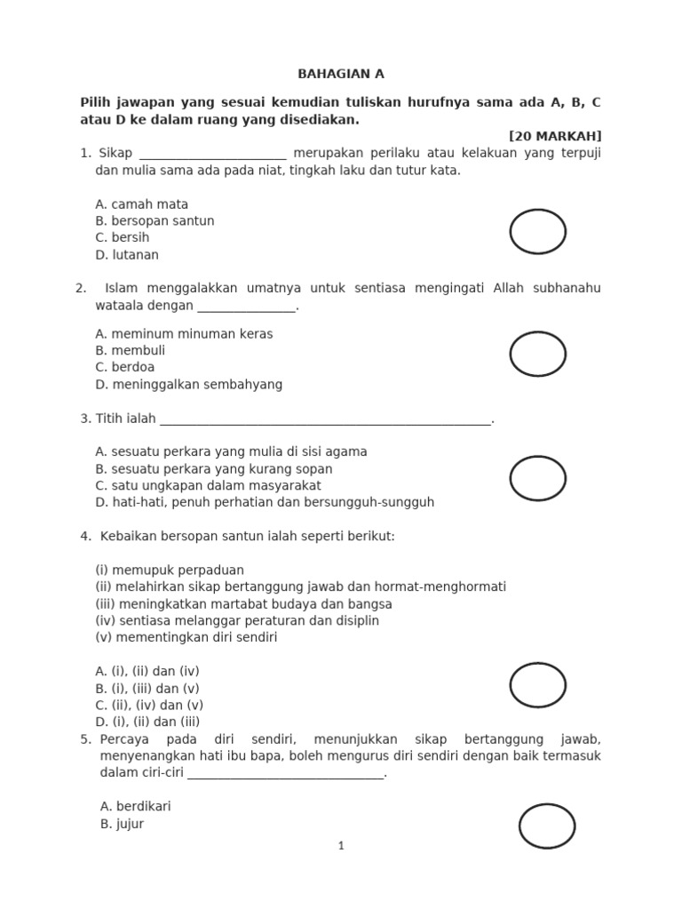 Kertas Ujian Mib | PDF