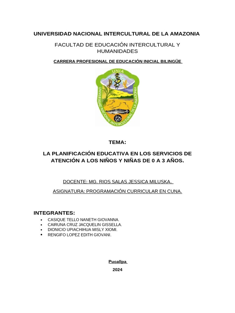 Tarea Programacion Curricular Word | PDF