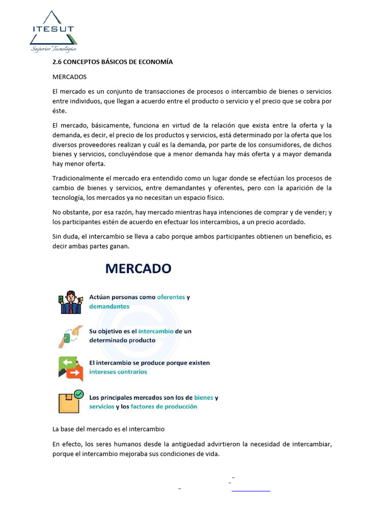 Conceptos básicos de economía mercados, competencia, monopolio ... Conceptos básicos de economía mercados, competencia, monopolio ...