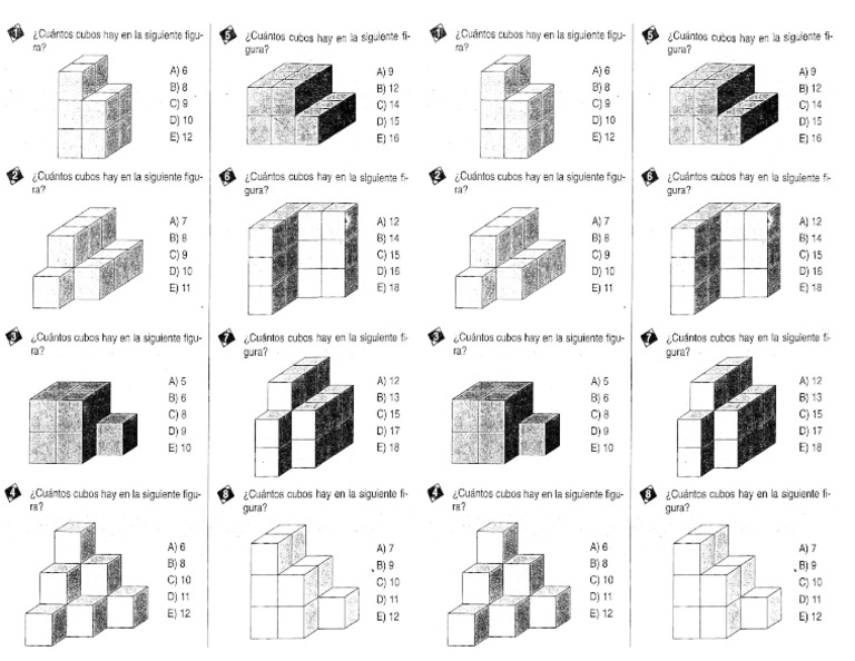Conteo de Cubos | PDF