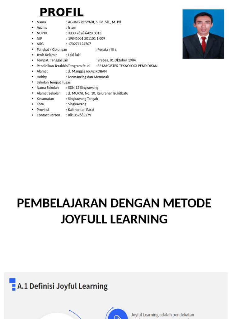 Joyfull Learning | PDF