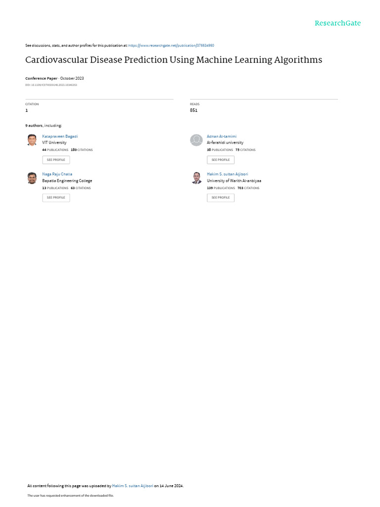 10-Cardiovascular Disease Prediction Using Machine Learning Algorithms ...