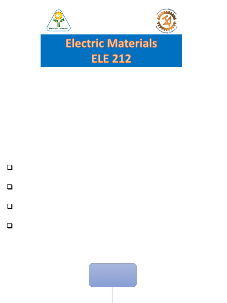 Lecture2 - Electric Materials | PDF