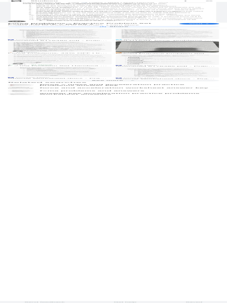 Force Mass X Acceleration Practice - Google Search | PDF