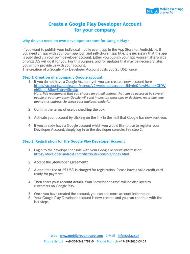 EN Google Developer Account Whitepaper | PDF | Google Play | Business