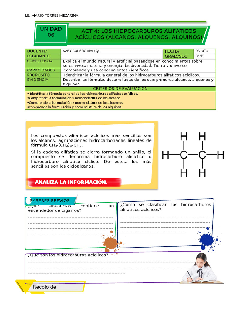D-3º Act 4 Cyt Und 6 | PDF