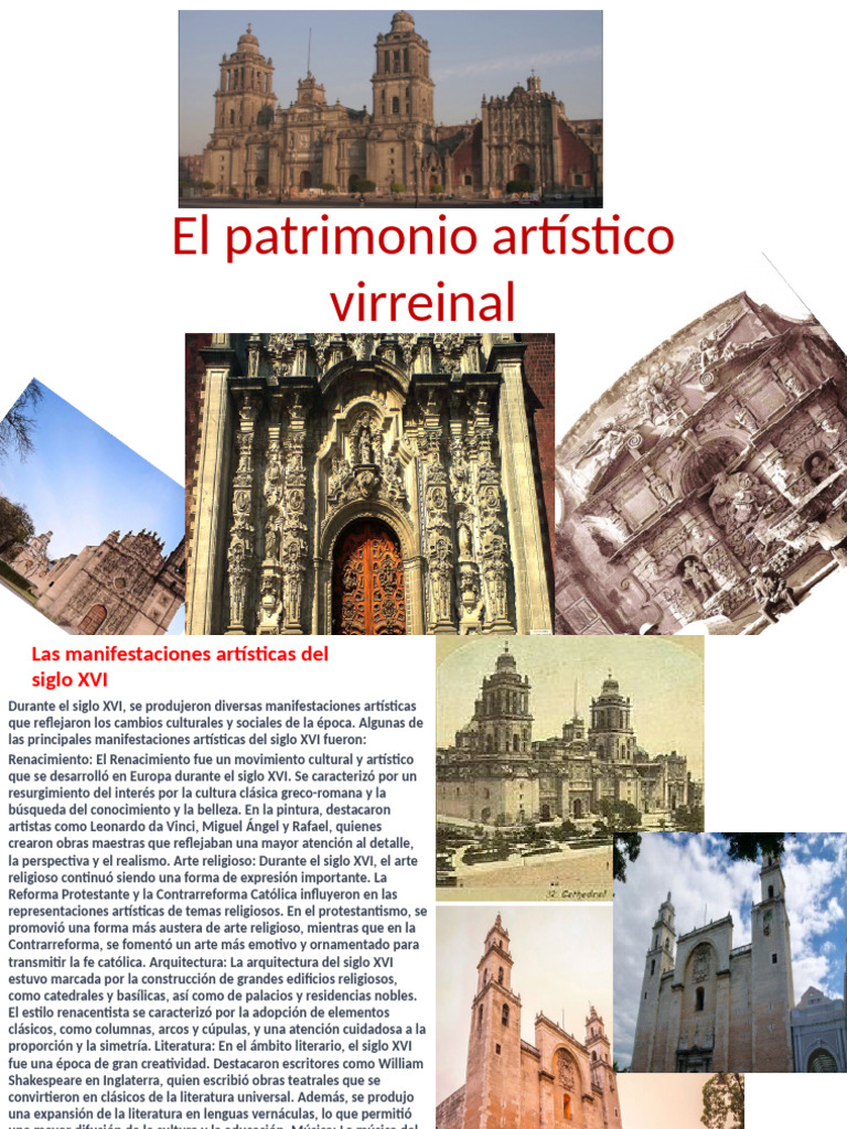 El Patrimonio Artístico Virreinal | PDF