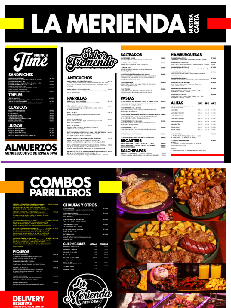 Carta Merienda | PDF